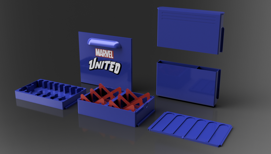 Marvel United Tray Pack - .STL Digital Download – War-Ganizer