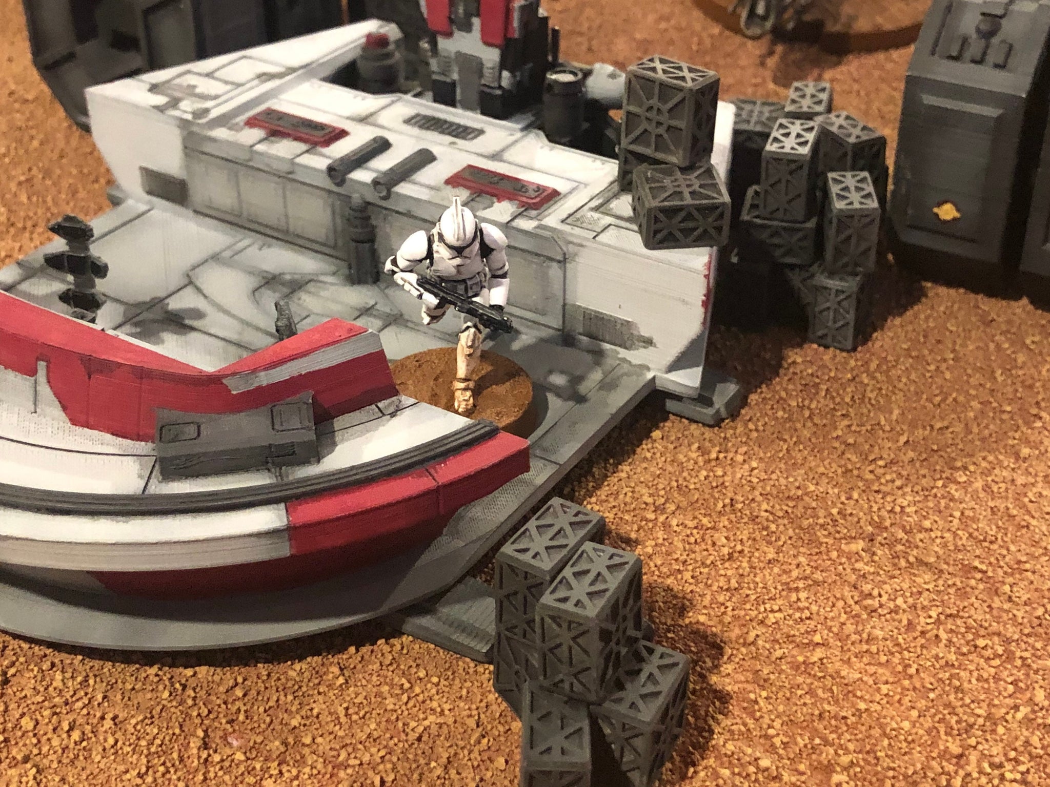 Star Wars Legion Observation Station Terrain .STL Download – War-Ganizer