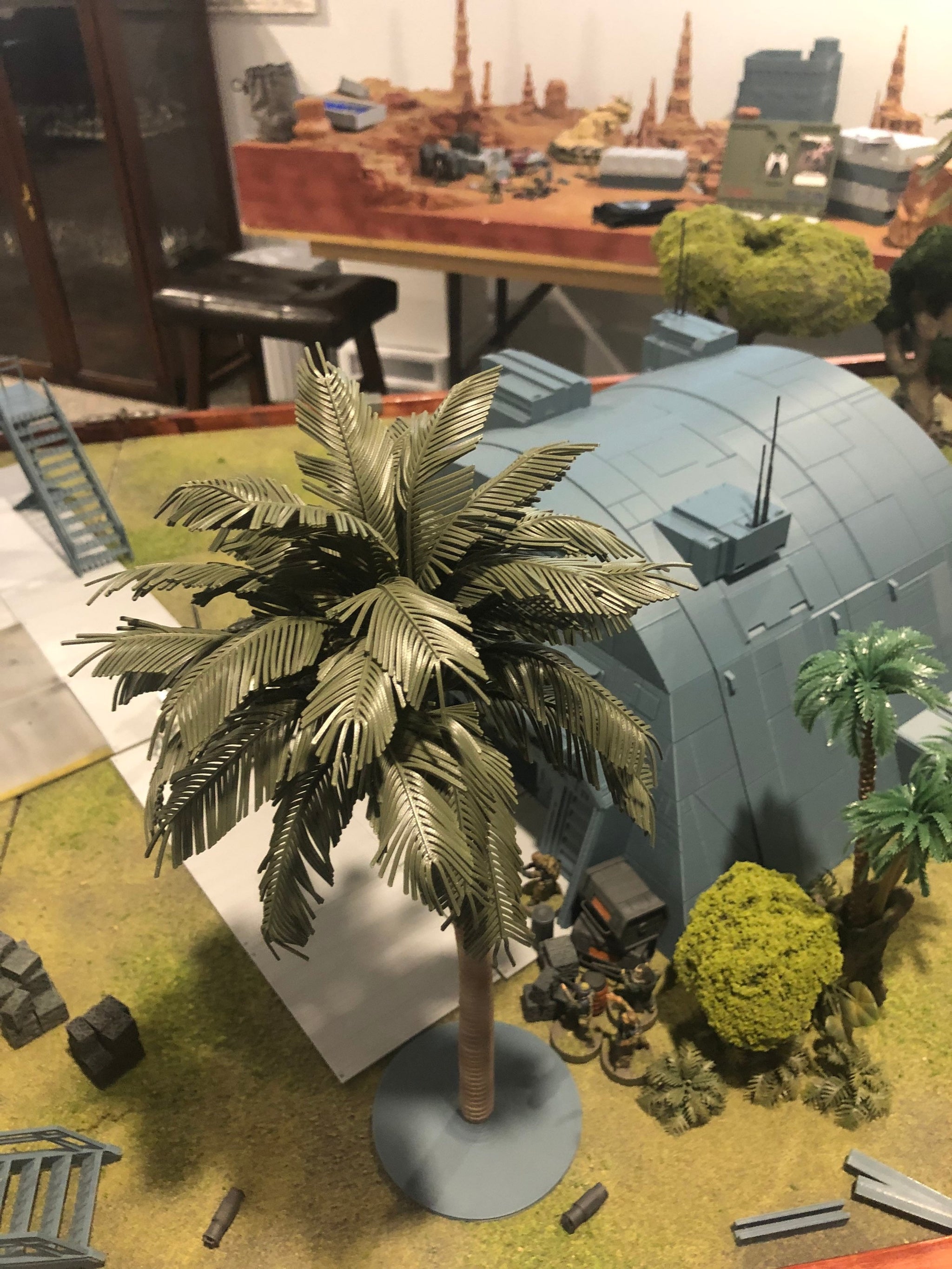 3D Printable 1:48 scale palm tree .STL Download – War-Ganizer